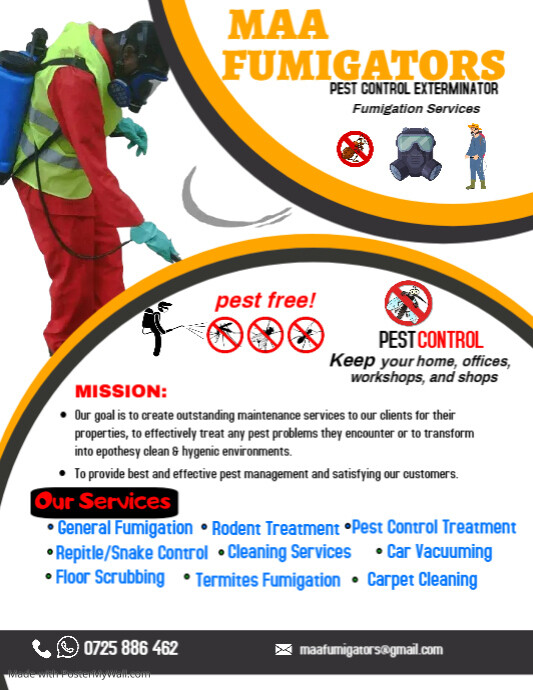 Bacs Pest Control | PosterMyWall