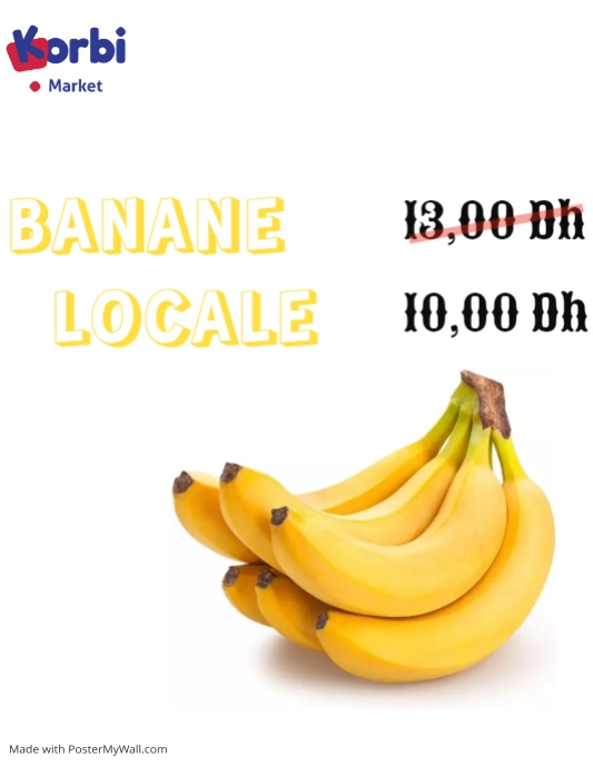 Banana Shop Flyer | PosterMyWall