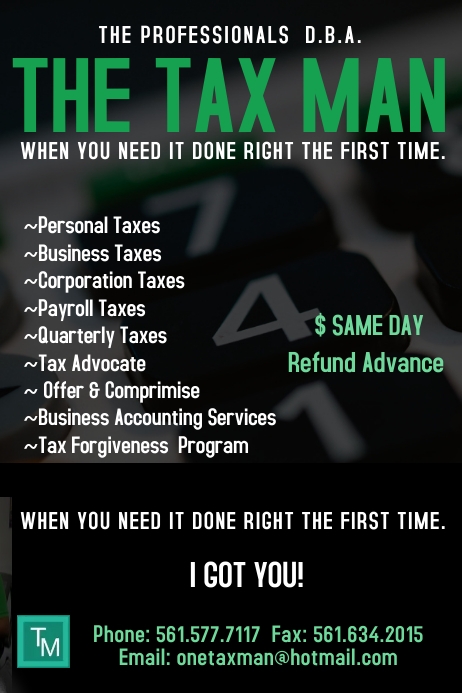 Copy of Copy of Tax Services Poster | PosterMyWall