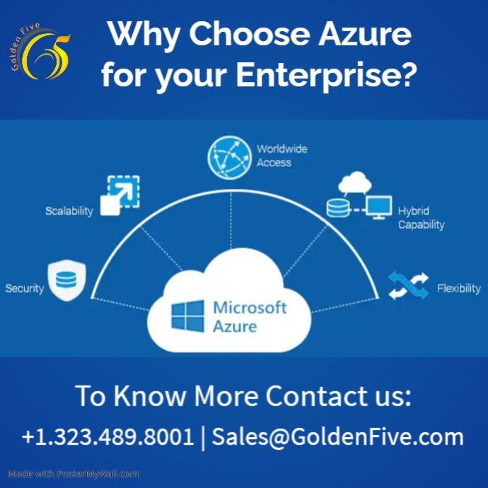 Copy of Why Azure for enterprise | PosterMyWall