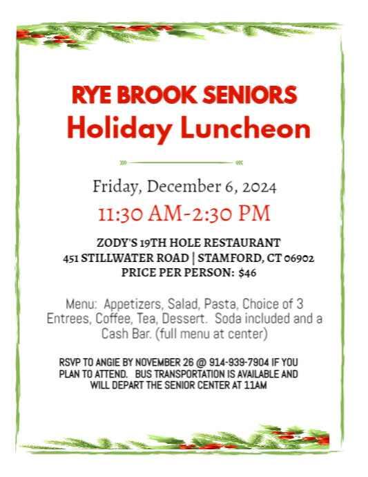 Christmas Brunch Invitation Flyer | PosterMyWall