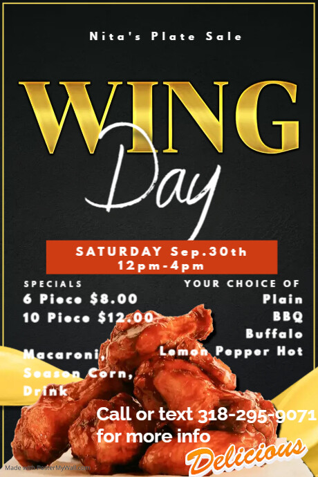 Wings Night | PosterMyWall