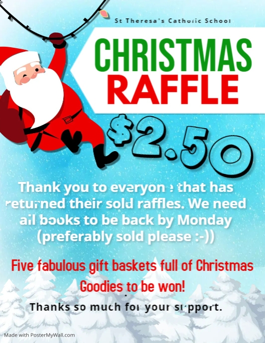 Copy of Christmas Raffle Template (1) | PosterMyWall