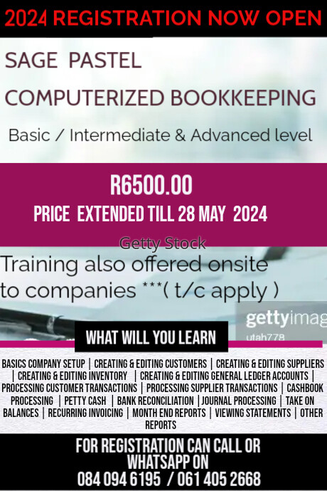 Copy of Online Stock Marketing Course Template | PosterMyWall