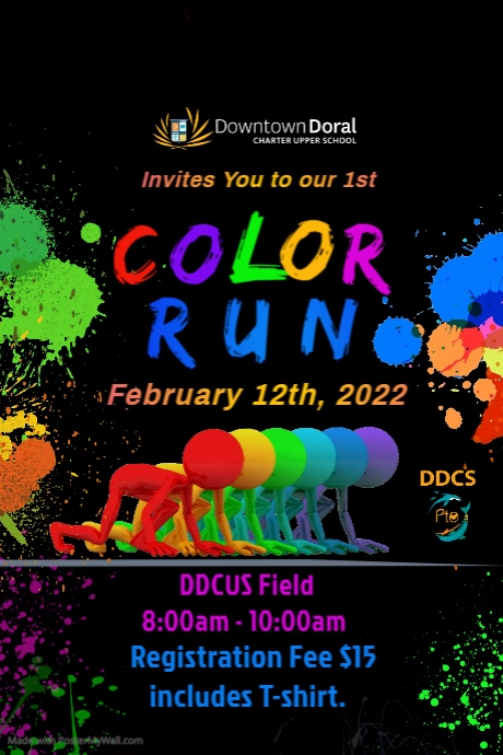 Copy of Copia de Color Run Poster | PosterMyWall