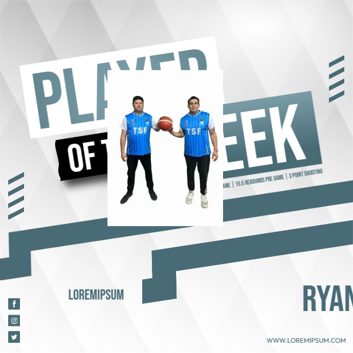 Player Recognition Template | PosterMyWall