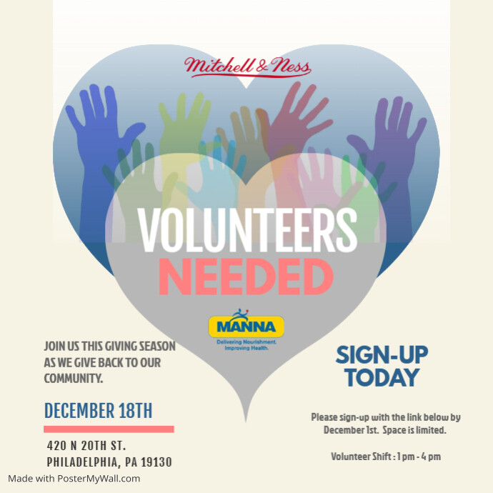 Volunteers Needed Instagram Post | PosterMyWall