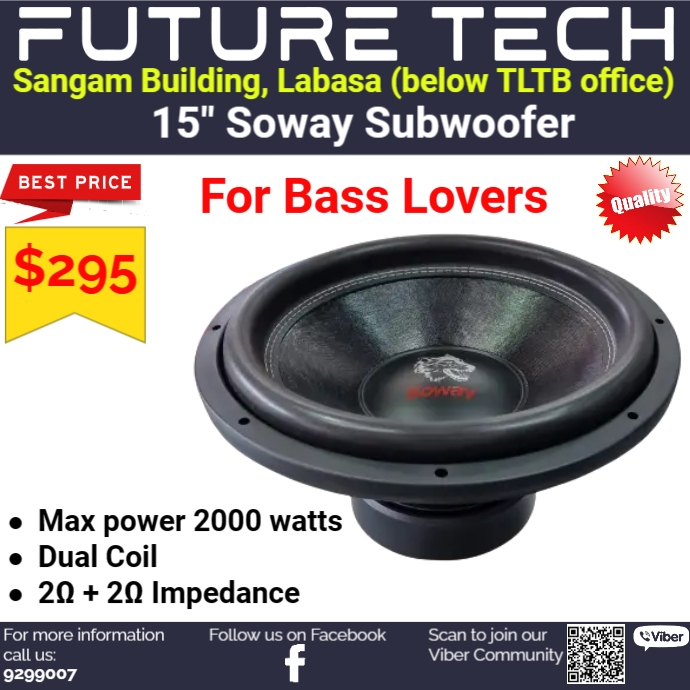 Copy of Soway Subwoofer | PosterMyWall