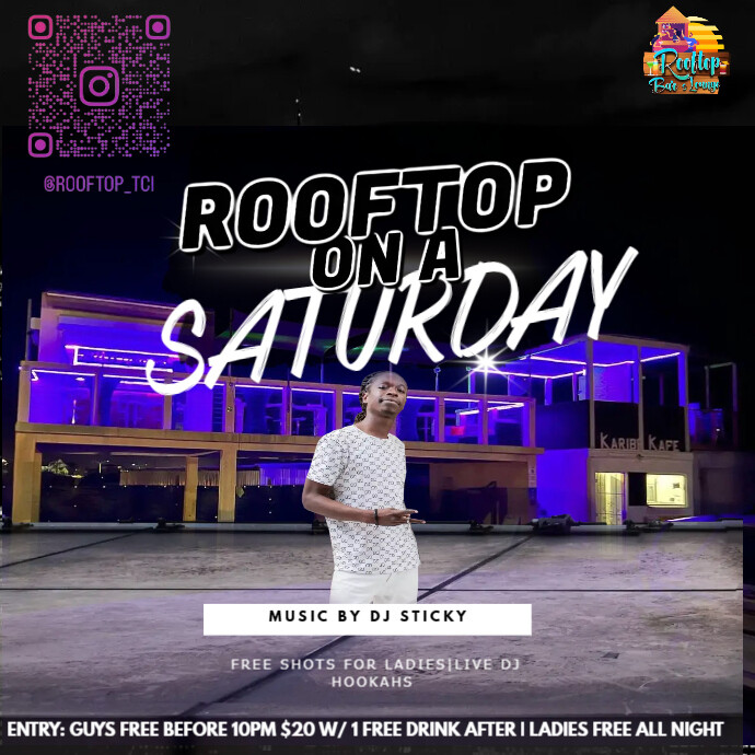 Rooftop Party Flyer Design Template | PosterMyWall