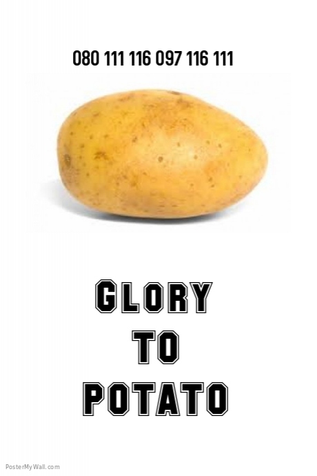 Potato | PosterMyWall