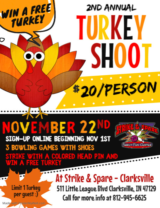 Turkey Shoot 2022 | PosterMyWall
