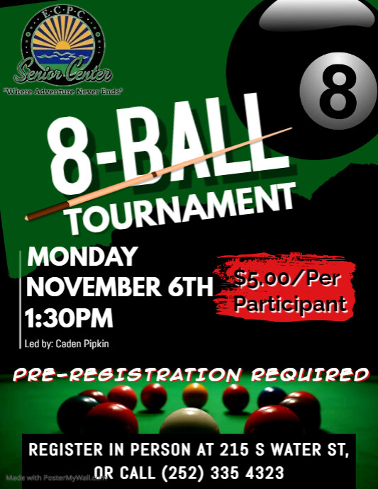 Pool Tournament Poster | PosterMyWall
