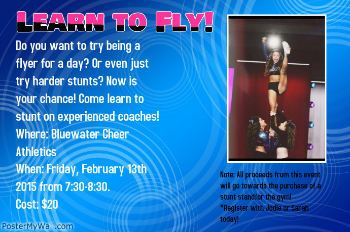 Copy of Learn to Fly | PosterMyWall