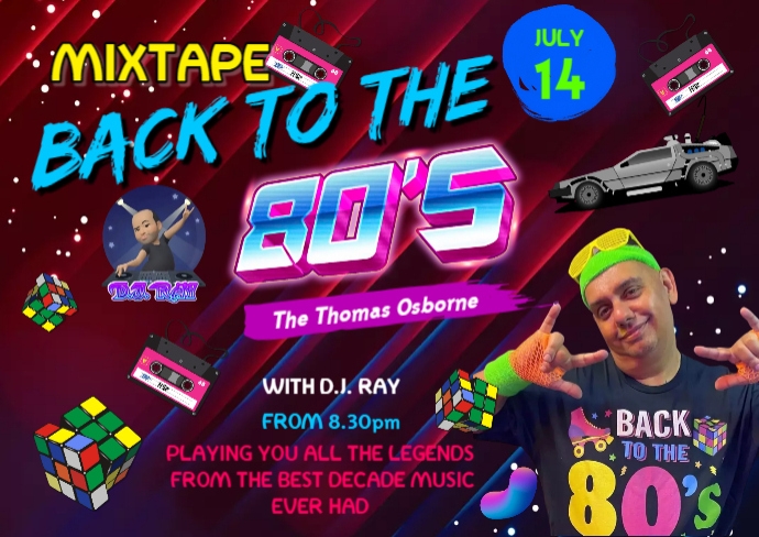 Copy of Back To The 80's Flyer (1) | PosterMyWall