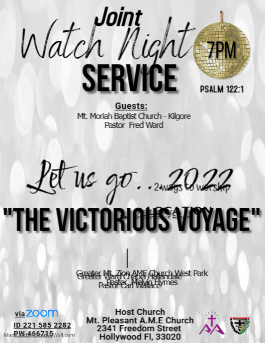 Watch Night Service | PosterMyWall