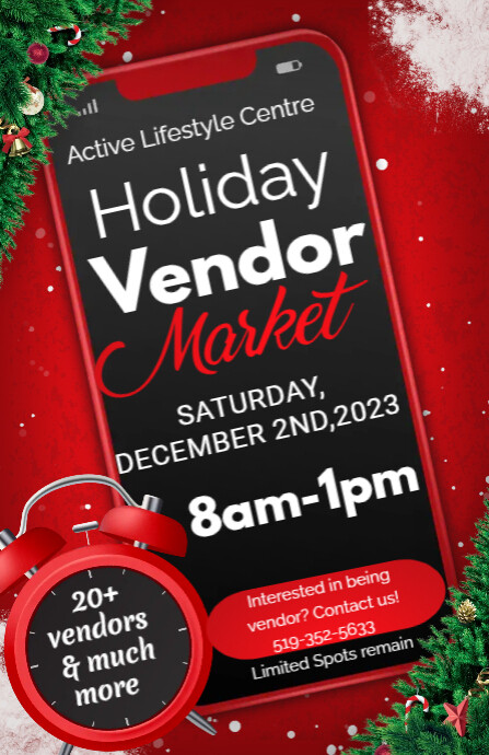 Holiday Vendor Market (12-23) | PosterMyWall