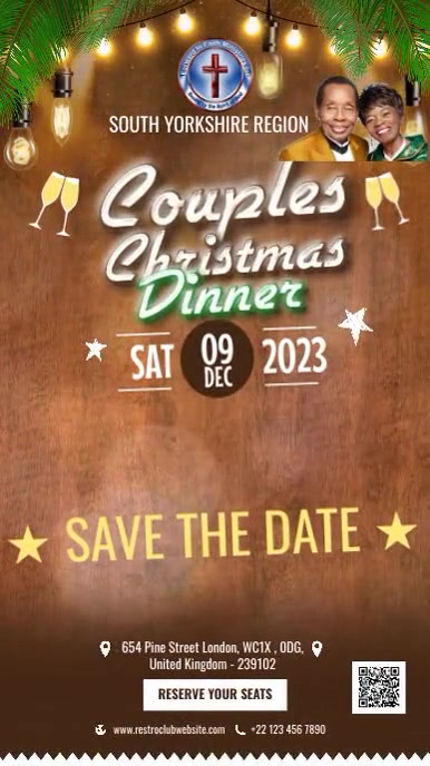 Copy of Couple Get Together Dinner Story Template | PosterMyWall