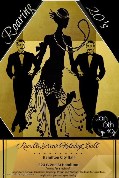 Roaring 20s New Year's Party | PosterMyWall