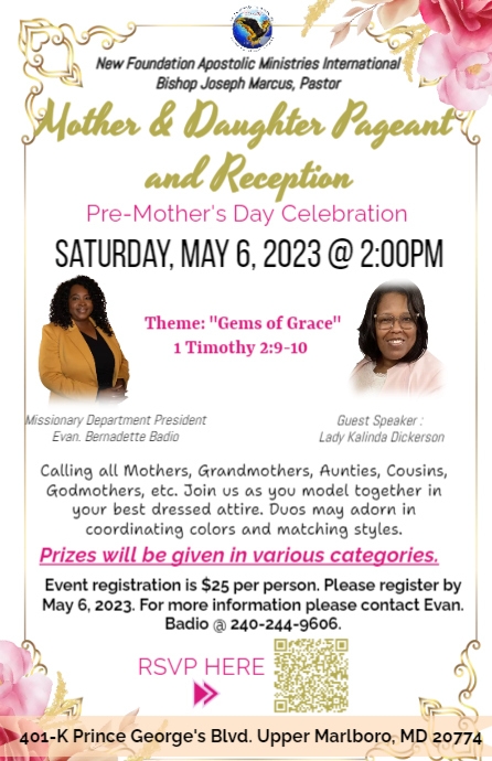 Mother & Daughter Pageant | PosterMyWall