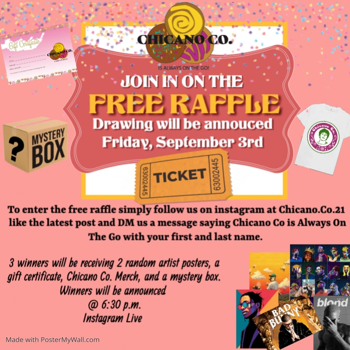 Copy of Raffle Contest Video Template | PosterMyWall