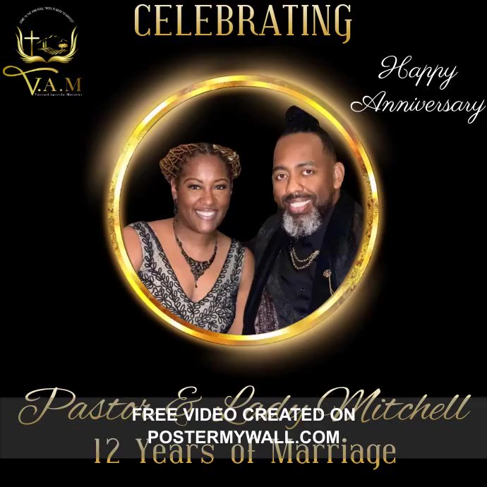 ANNIVERSARY VIDEO TEMPLATE | PosterMyWall