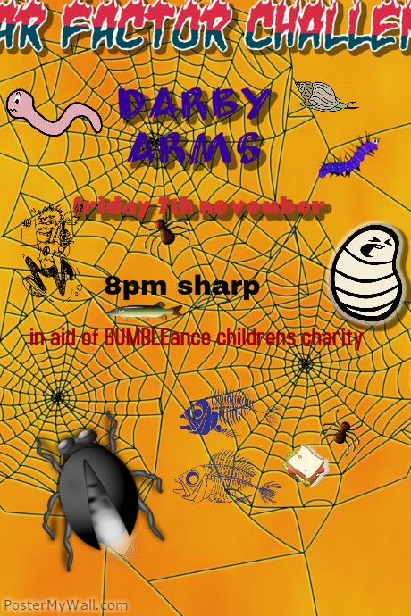 FEAR FACTOR CHALLENGE | PosterMyWall