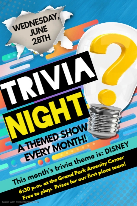 Trivia Night Poster (1) | PosterMyWall