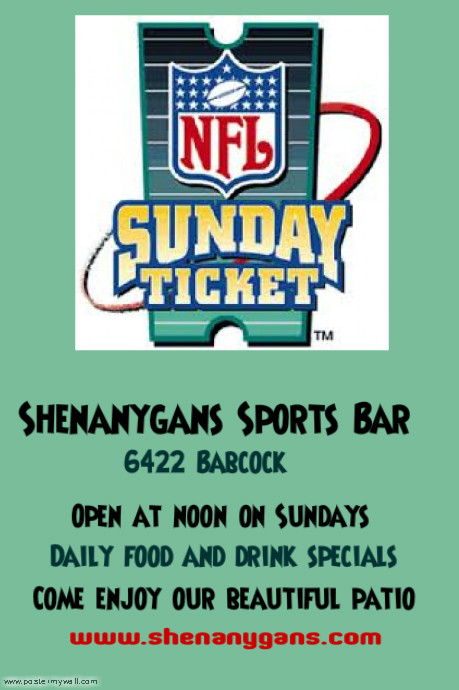 NFL TICKET | PosterMyWall