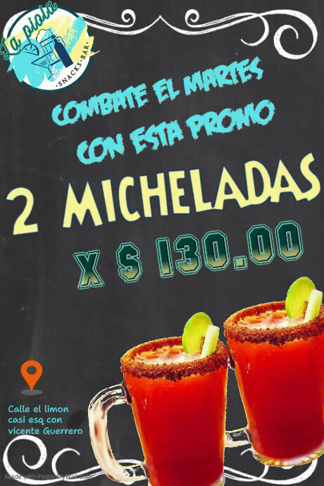 micheladas | PosterMyWall