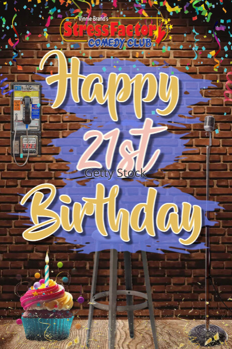 Happy 21st Birthday (1) | PosterMyWall