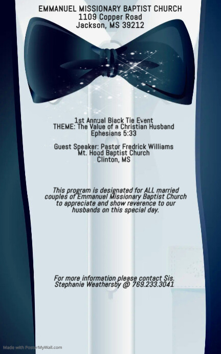 Men's Day Appreciation Flyer | PosterMyWall