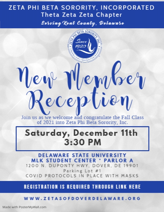 New-Member-Reception2021 | PosterMyWall
