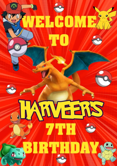 POKEMON WELCOME | PosterMyWall