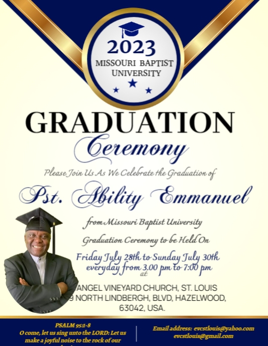 Copy of Copy of Graduation Ceremony (1) | PosterMyWall