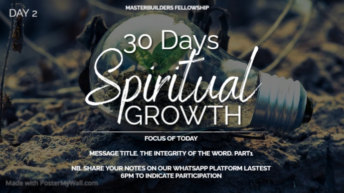 sermon series church flyer spiritual growth | PosterMyWall