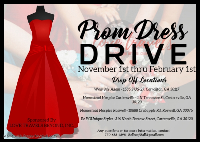 Copy of Copy of Copy of Prom dress drive giveaway sorority fundraiser ...