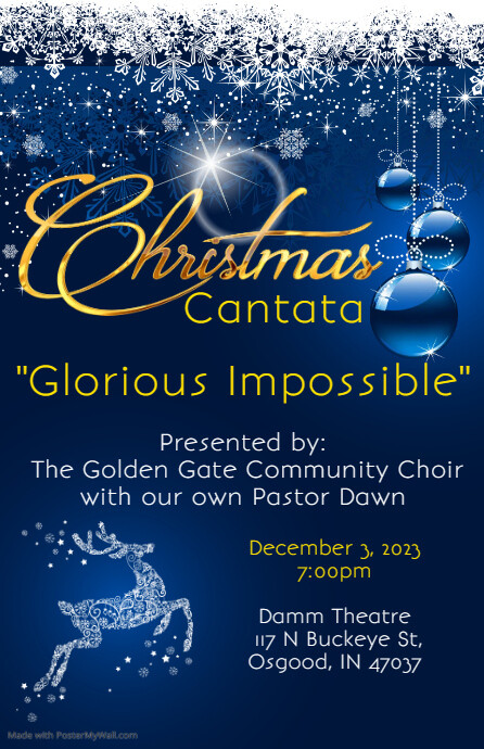Christmas Carol Service Poster (1) | PosterMyWall