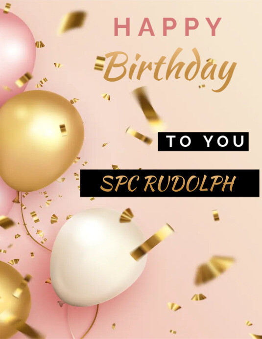Happy Birthday To You SPC PEREZMENDEZ | PosterMyWall