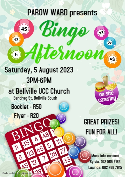 Flyers Bingo spring | PosterMyWall