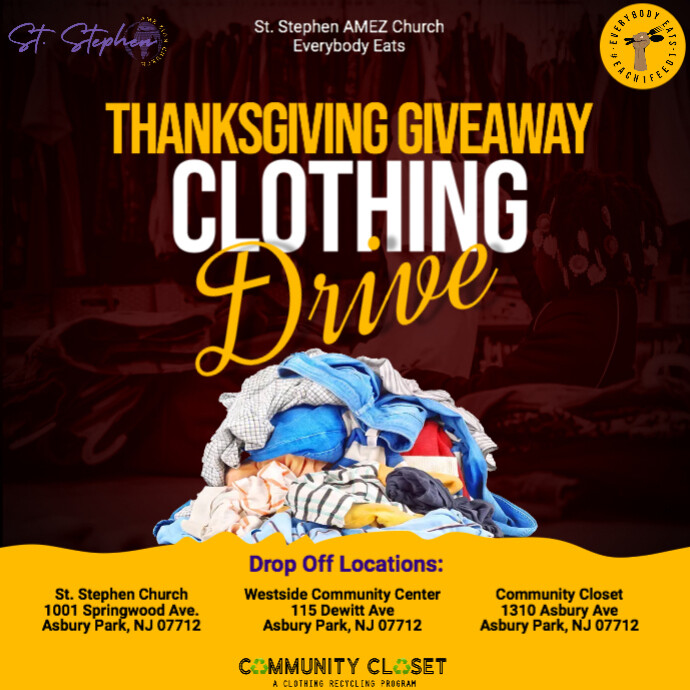 Clothing Drive Flyer | PosterMyWall