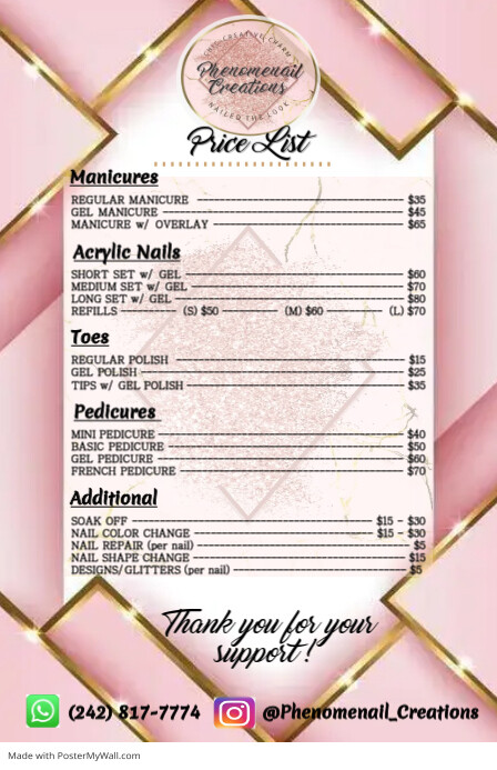Price List | PosterMyWall