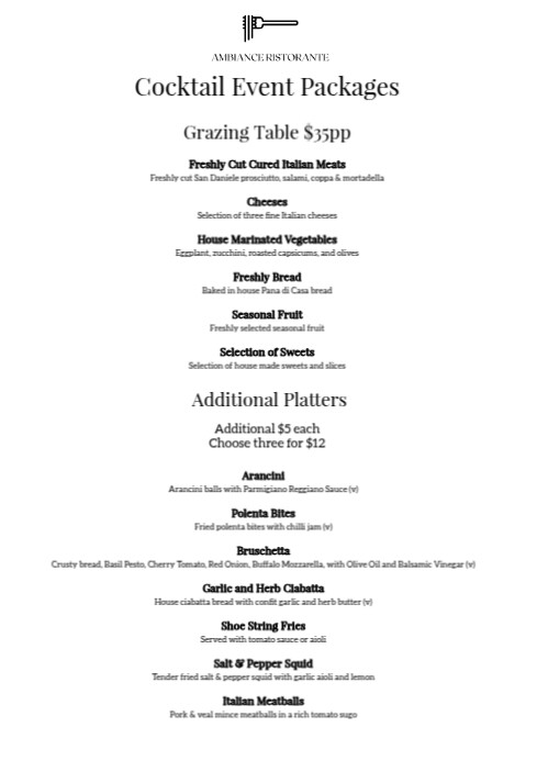 Cocktail Events Package | PosterMyWall