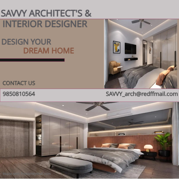 Interior Design Promo Post Template | PosterMyWall