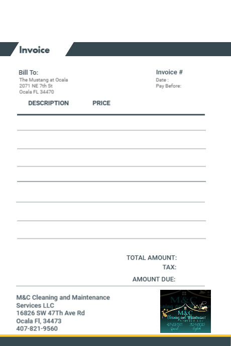 Modern Work Digital Invoice | PosterMyWall