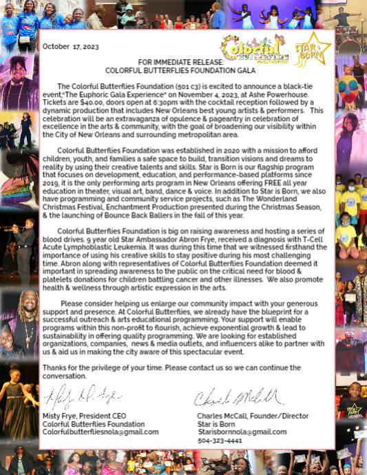 Press Release - Gala (1) | PosterMyWall