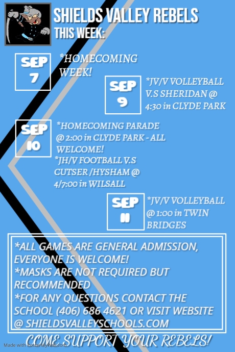 Team Schedule | PosterMyWall