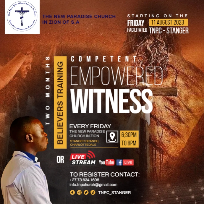 TNPC EMPOWERED WITNESSES POSTER | PosterMyWall