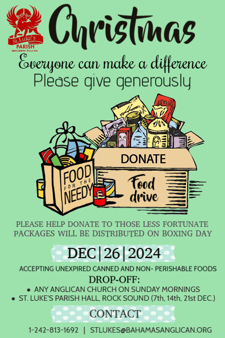 christmas food drive | PosterMyWall