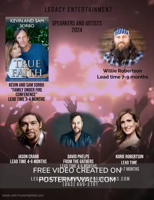 Music Festival Band Event Schedule Story | PosterMyWall