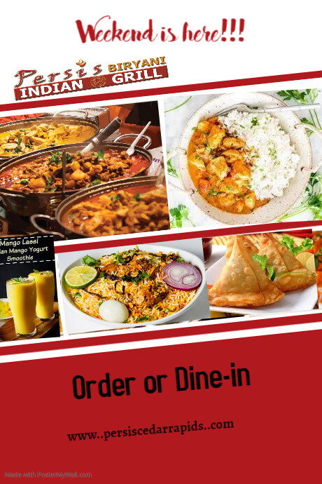 Copy of Indian Food Menu Template | PosterMyWall
